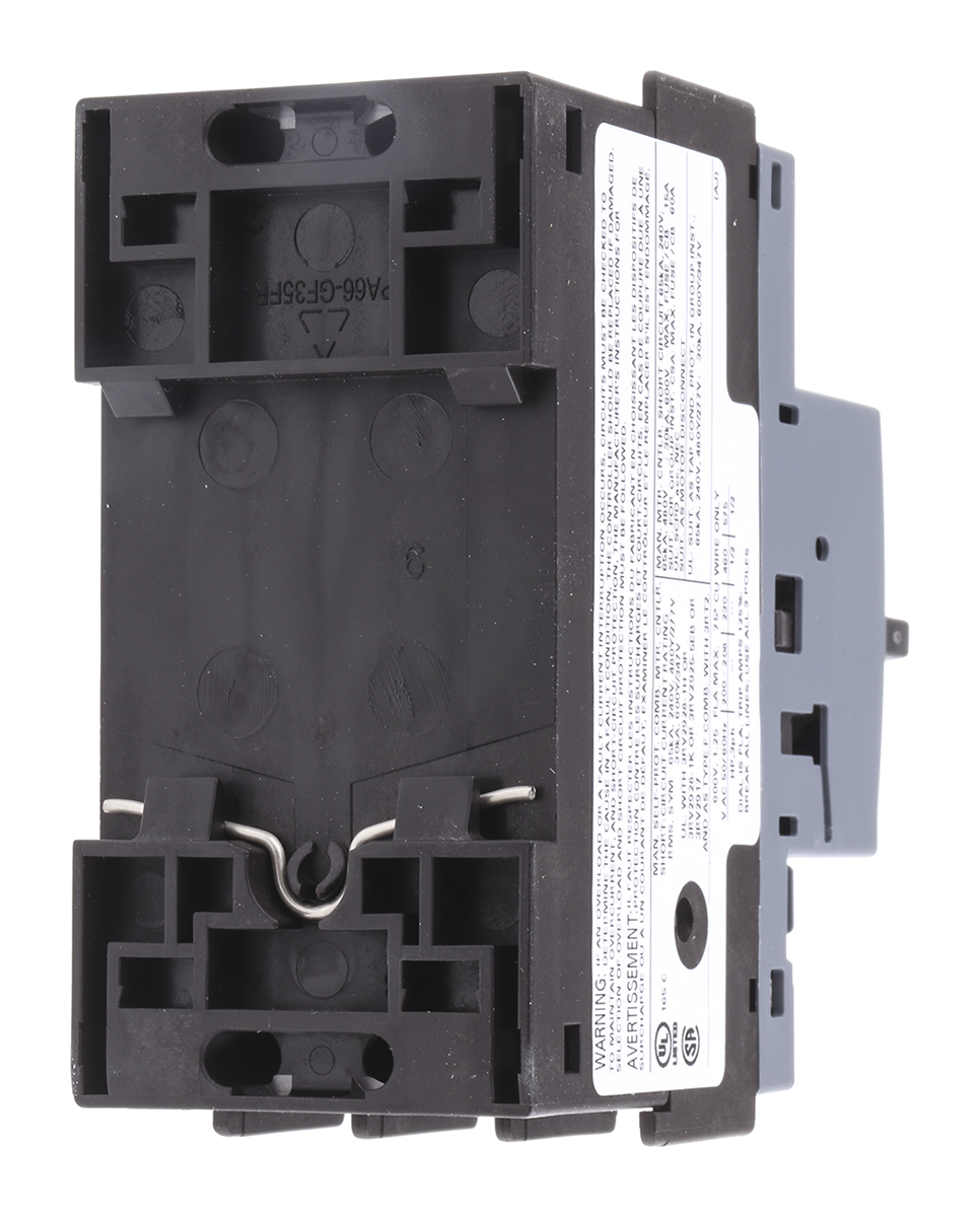 Siemens 3RV2011-0KA10 0.9 → 1.25 A SIRIUS 3RV Motor Protection Circuit ...