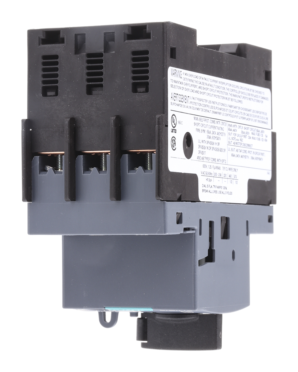 Siemens 3RV2011-0KA10 0.9 → 1.25 A SIRIUS 3RV Motor Protection Circuit ...